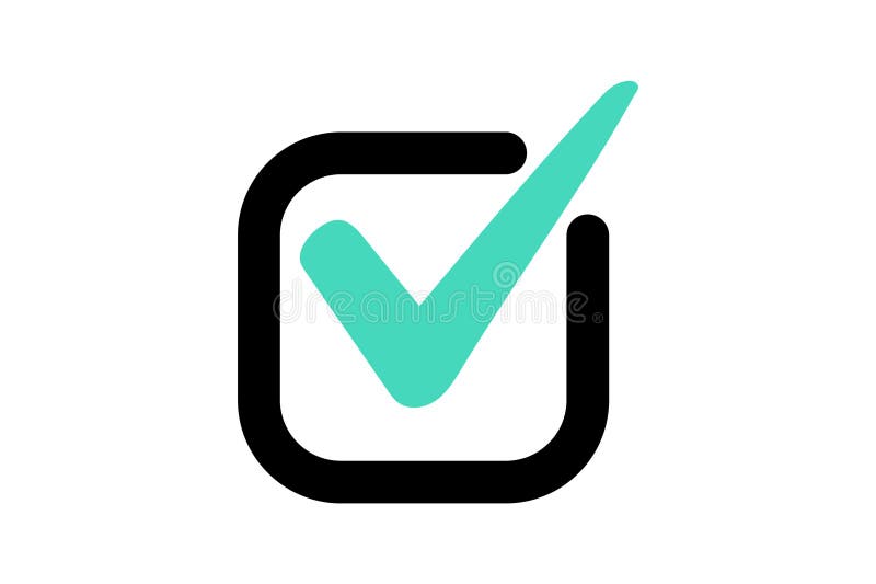 Checkmark Icon. Accept Okay Symbol for Approval Design. Stock ...