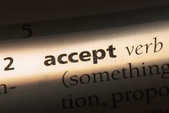 Accept stock image. Image of definition, idea, concept - 114409881