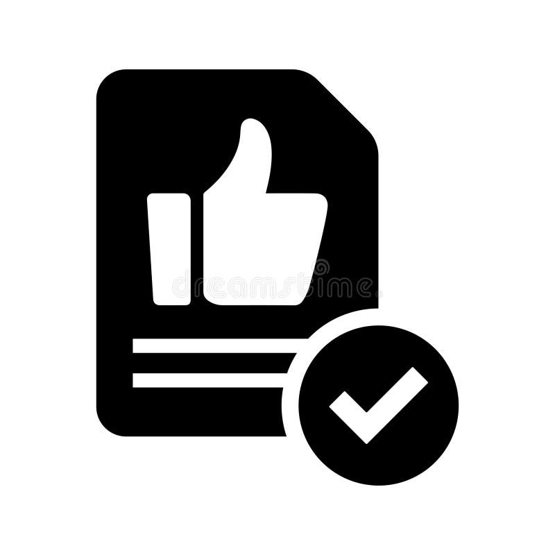 Acceptable, Agreeable Icon. Line, Outline Symbol Stock Vector ...