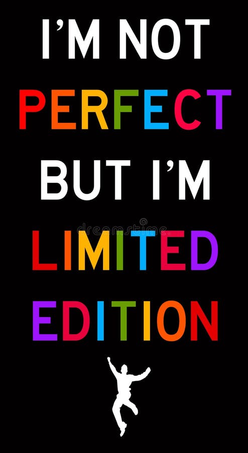 Limited edition no perfect stock illustration. Illustration of ...