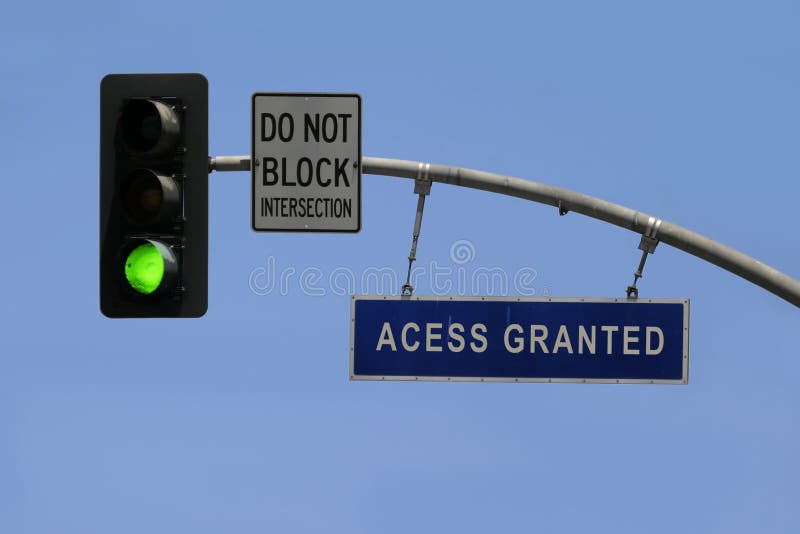 Acceso concedido imagen de archivo. Imagen de amarillo - 1393793