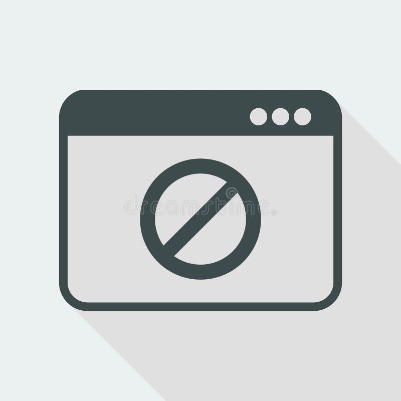 Acceso Prohibido - ?rea Privada - Vector El Icono Del Web Ilustración del Vector - Ilustración ...