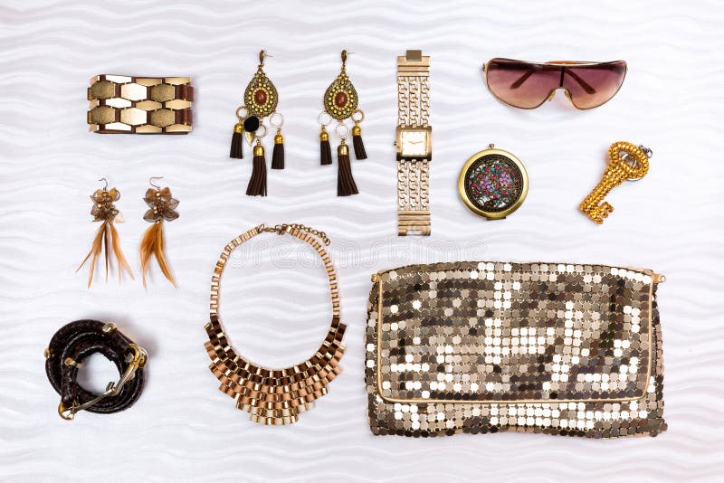 Accesorios Modernos De La Mujer Foto de archivo - Imagen de lujo ...