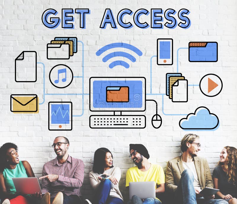 Access Accessible Availability Free Open Possible Concept Stock Photo ...