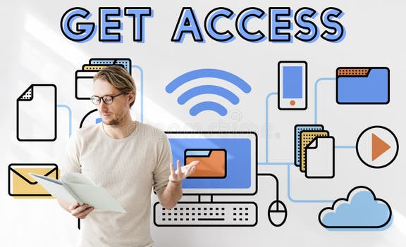 Access Accessible Availability Free Open Possible Concept Stock Image ...