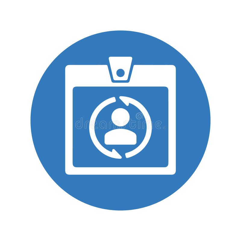 Access, Badge, Card, Person, Photo, Profile, User Black Icon Stock ...