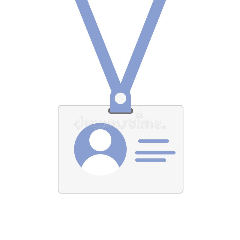 Access Badge And Id Card Icon Stock Illustration Illustration Of Employee Privacy 304863661