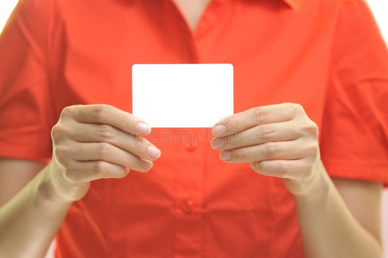 Access Card stock image. Image of girl, privilege, hand - 5327987