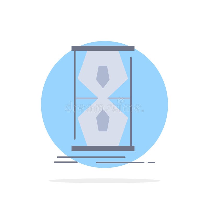 Access, Clock, Early, Sand Clock, Time Flat Color Icon Vector Stock ...