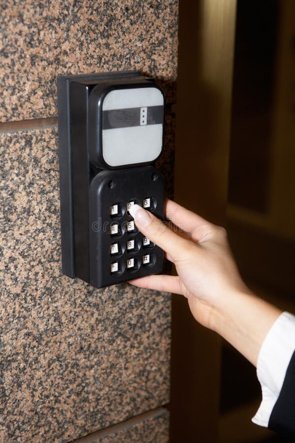 Access Code stock photo. Image of business, hand, entrance - 5503174