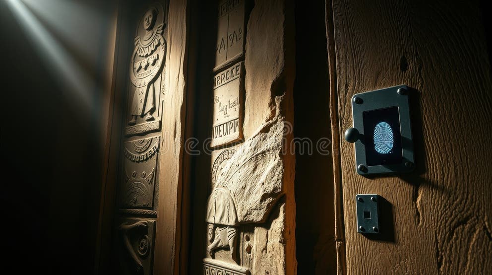 Access Code Authentication: Modern Fingerprint Security Interface on ...