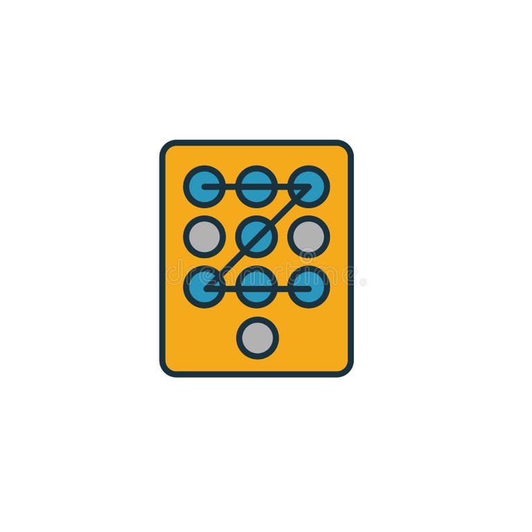 Access Code Icon. Simple Element from Security Icons Collection Stock ...