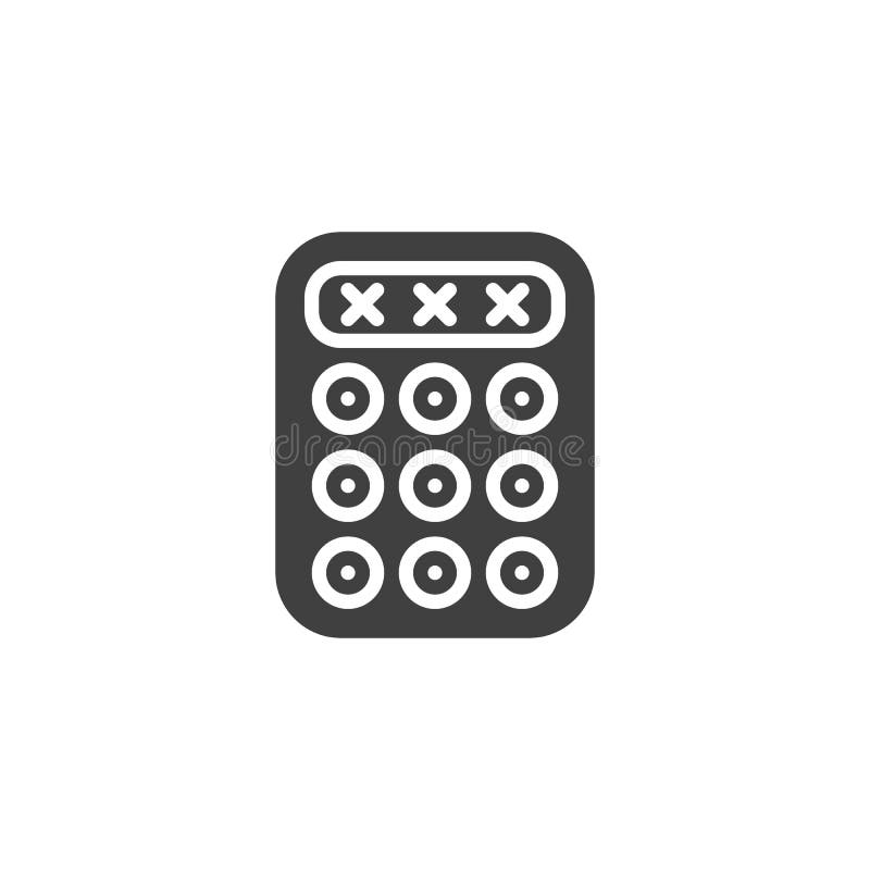 Access code vector icon stock vector. Illustration of login - 247163133