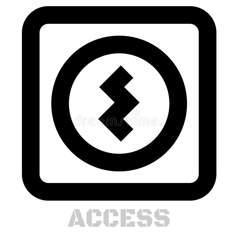 Access Conceptual Graphic Icon Stock Vector - Illustration of icon ...