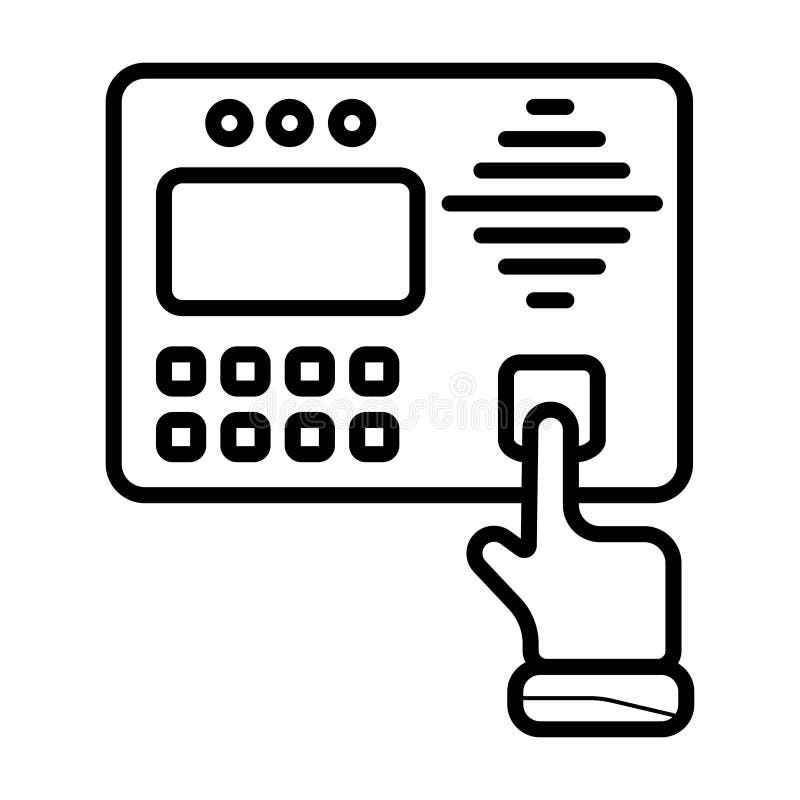Access Control System - Alarm Zones With Proximity Readers Stock ...
