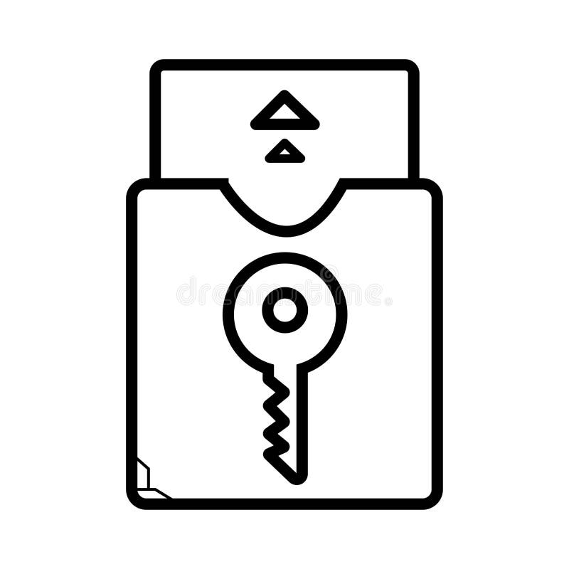Access control icon stock illustration. Illustration of electronic ...