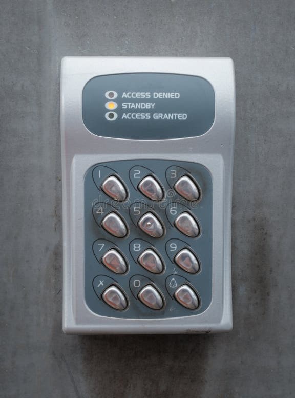 Access Control Keypad stock photo. Image of combination - 396244304