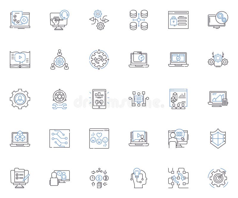 Access Control Line Icons Collection. Biometrics, Authentication ... Access Control Line Icons Collection. Biometrics, Authentication ...