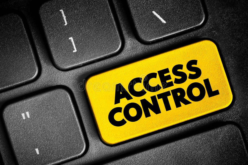 Access Control - Selective Restriction of Access To a Place or Other ...