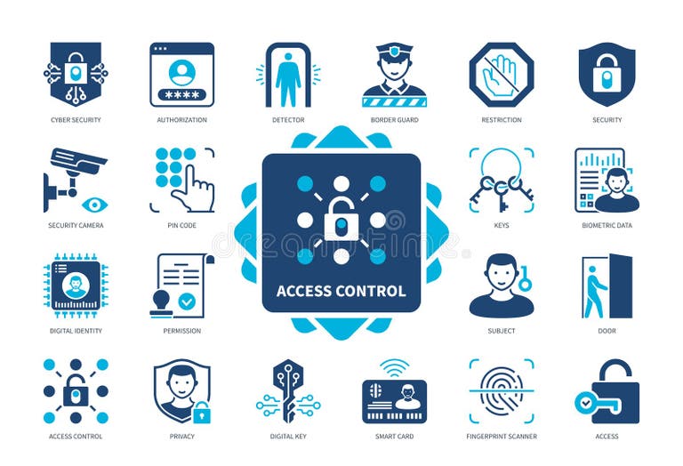 Access Control Icon Stock Illustrations – 25,629 Access Control Icon ...