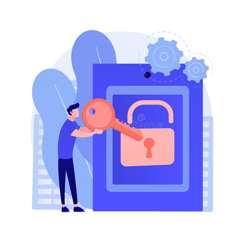 Access Control System Concept Landing Page Stock Vector - Illustration ... Access Control System Concept Landing Page Stock Vector - Illustration ...