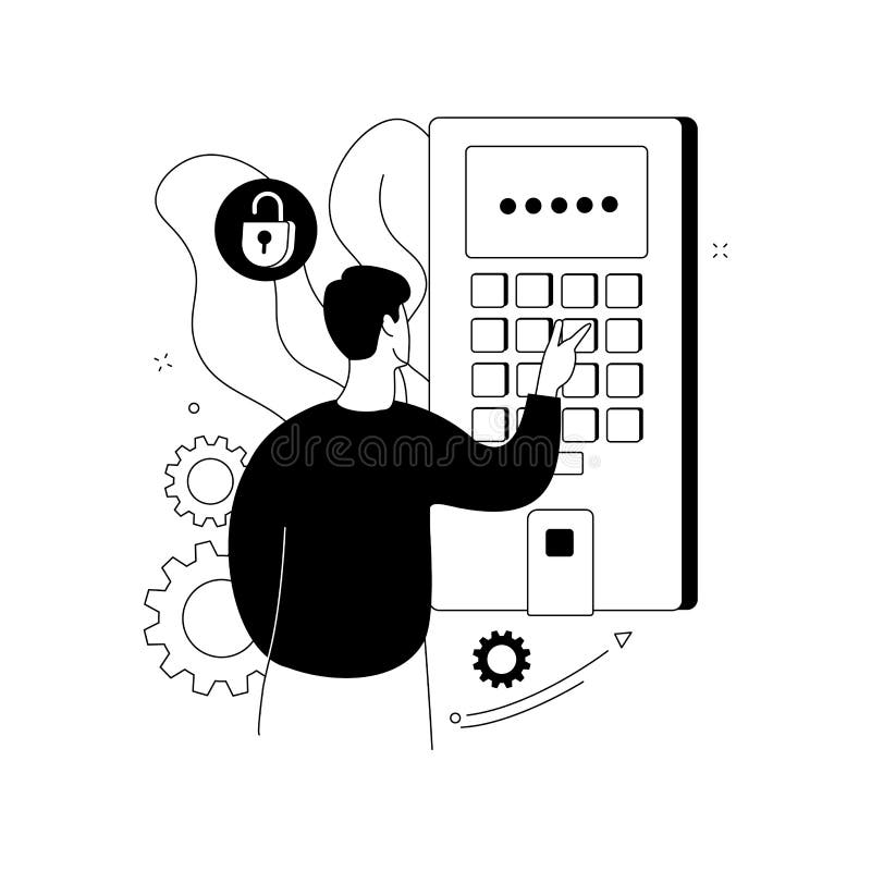 Access Control System Abstract Concept Vector Illustration Stock Vector Illustration Of