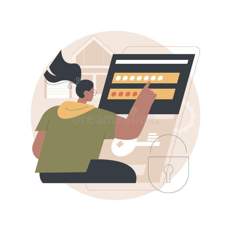 Access Control System Abstract Concept Vector Illustration Stock Vector ...