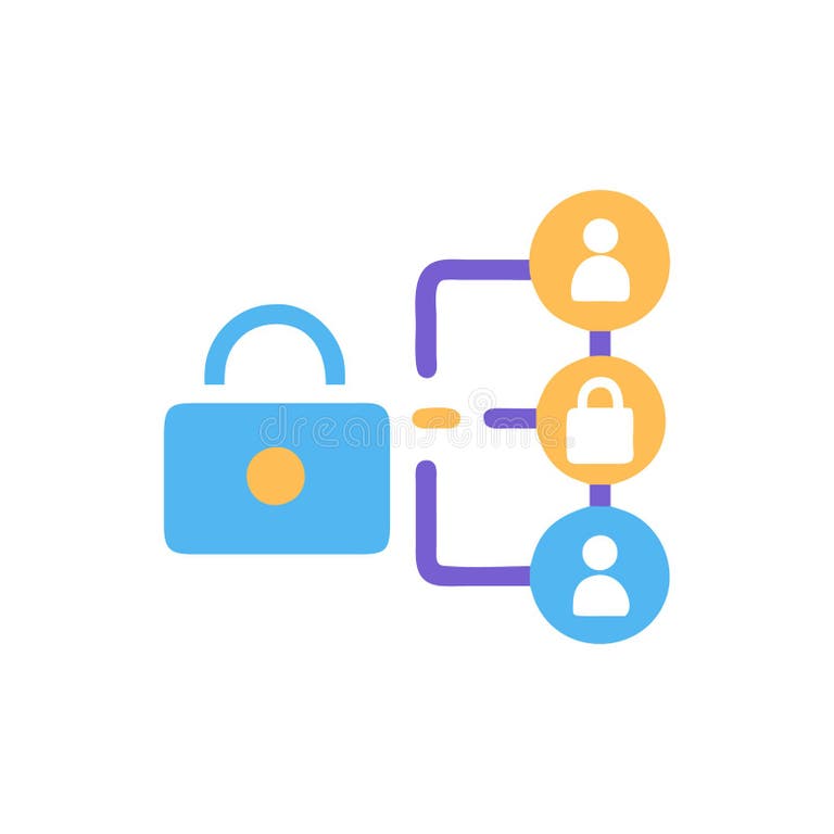 Access Control Technology Icon Stock Image - Illustration of icon ...