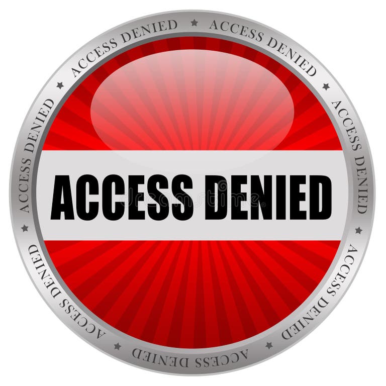 Denied Access Password Stock Illustrations – 4,590 Denied Access ...
