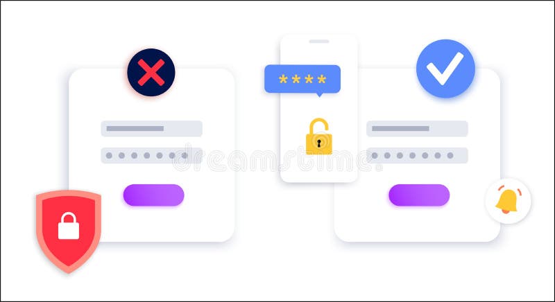 Wrong Password Stock Illustrations – 724 Wrong Password Stock ...