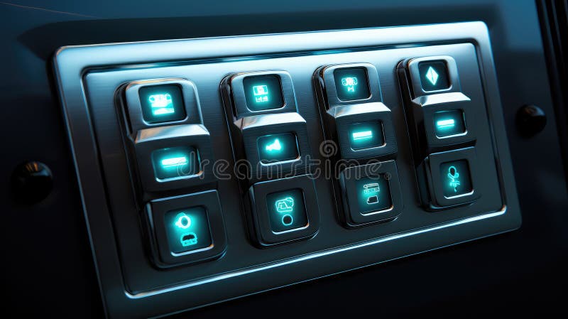 Access door keypad stock illustration. Illustration of modern - 336184559