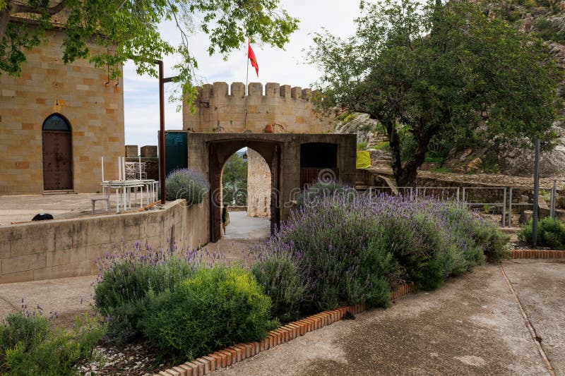 Access Door To the Xativa Castle on the Inside Editorial Stock Image ...