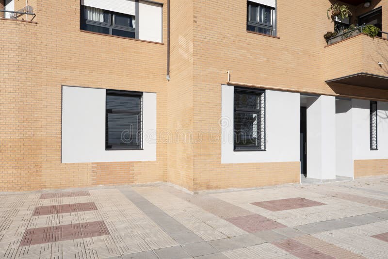 Access Doors To Loft-style Homes on the Ground Floor of a Building with ...