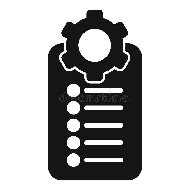 Access Gear Overview Icon Simple Vector. Cooperation Machine Stock ...