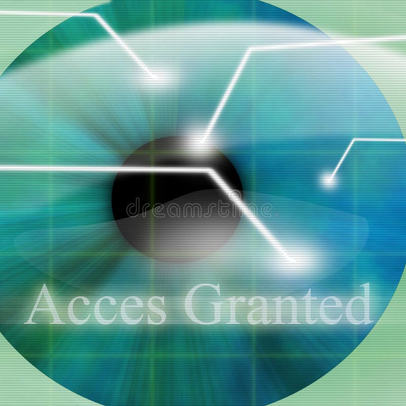 Access Granted stock illustration. Illustration of circut - 115347