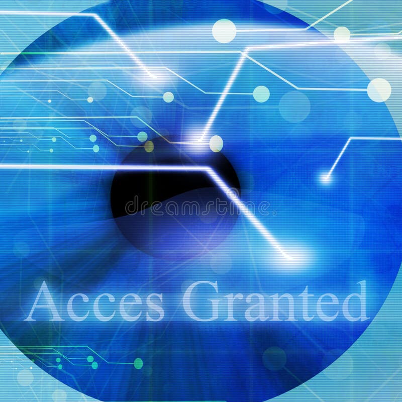 Access Granted stock illustration. Illustration of circut - 115347
