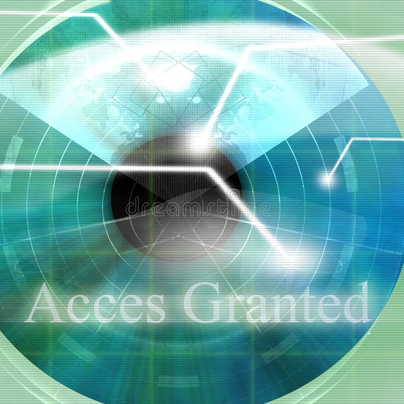 Access Granted stock illustration. Illustration of circut - 115347