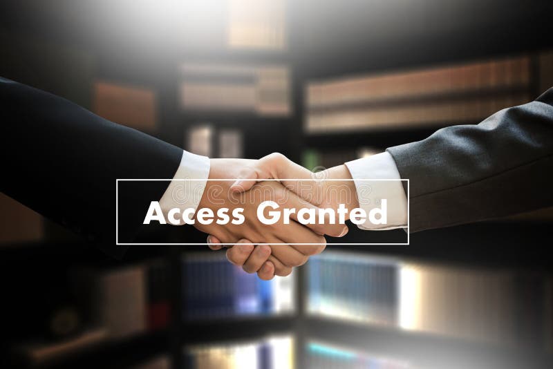 Access Granted Anytime Available Businessman Working at Office D Stock ...