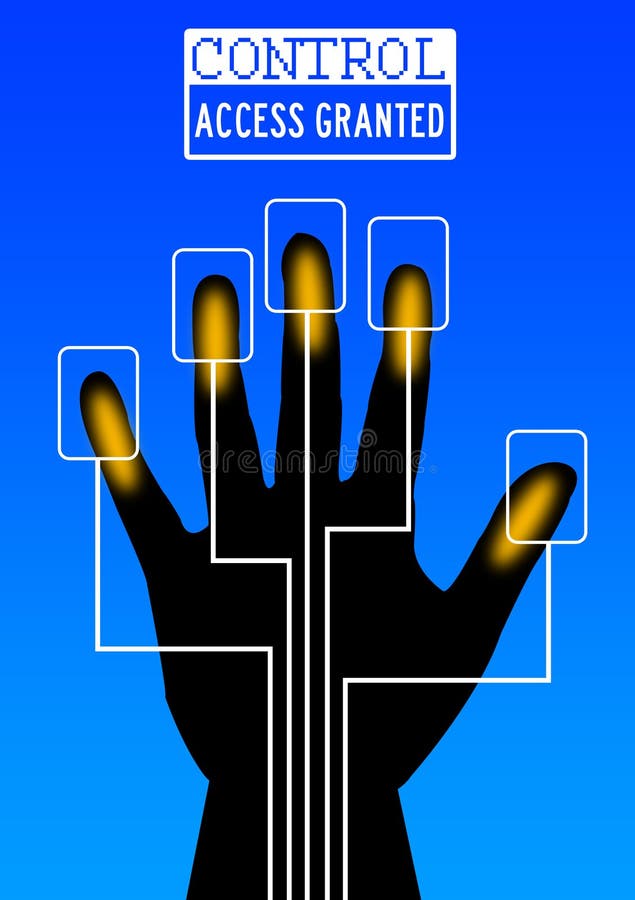 Access granted stock illustration. Illustration of lock - 61262185
