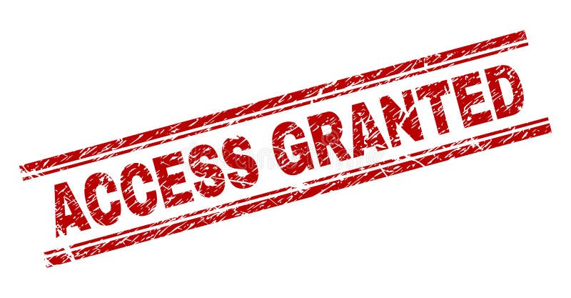 Grunge Textured ACCESS GRANTED Stamp Seal Stock Vector - Illustration ...