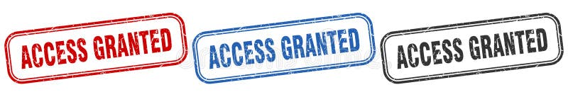 Access Granted Stamp. Access Granted Label. Round Grunge Sign Stock ...
