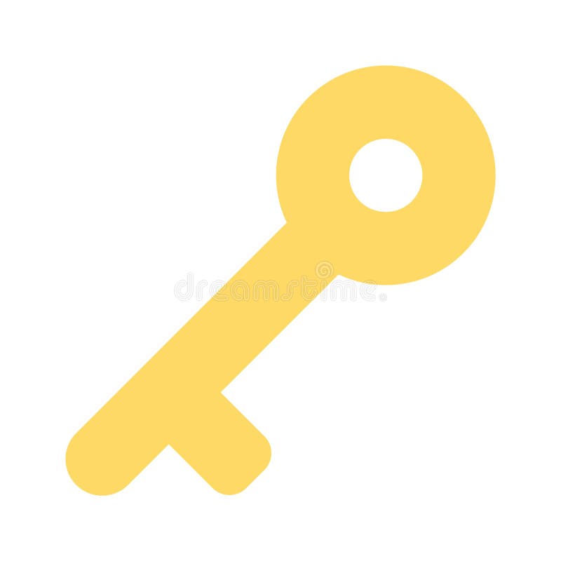 Access Key Icon Design, Security Key Vector Stock Vector - Illustration ...