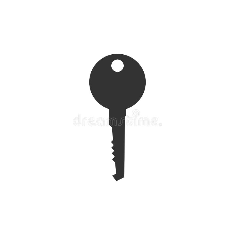 Access, Key Icon Vector Illustration Flat Design Stock Illustration ...