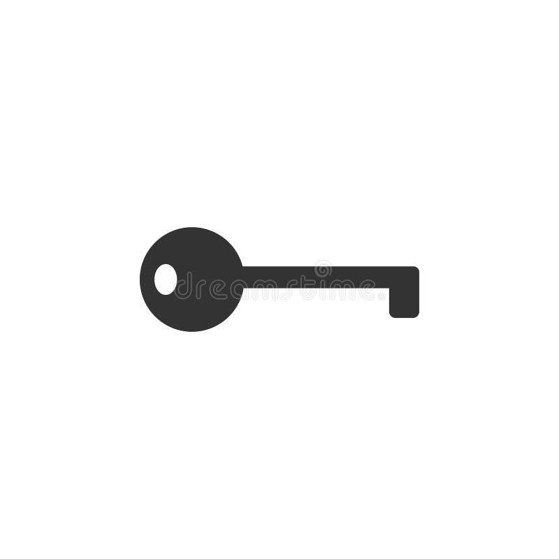 Access, Key Icon Vector Illustration Flat Design Stock Illustration ...