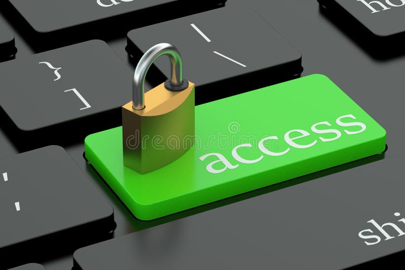 Access keyboard button stock illustration. Illustration of press - 58942637