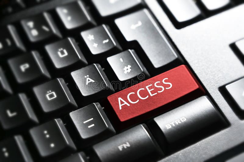 Access , Keyboard Button Enter Symbol Stock Image - Image of button ...