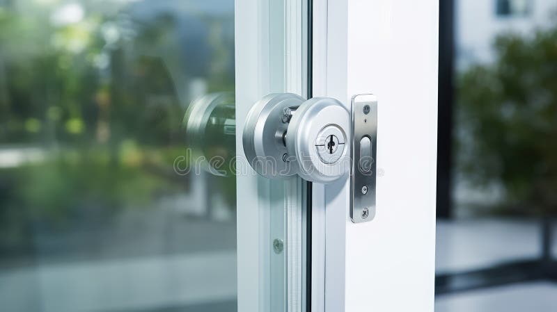 Access magnetic door lock stock illustration. Illustration of proximity ...