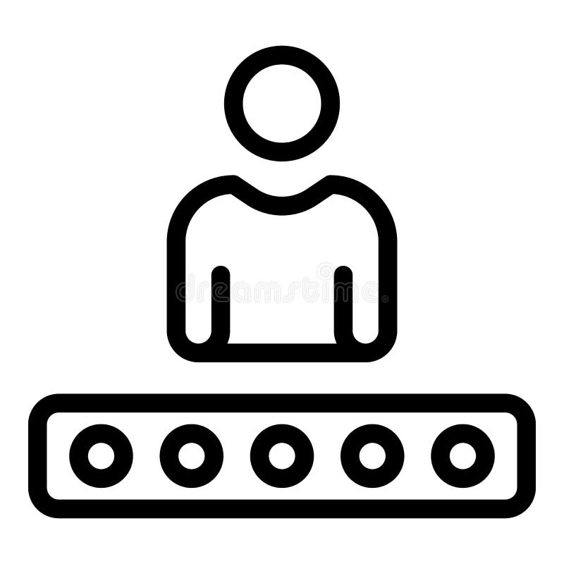 Personal Data Sheet Icon Color Outline Vector Stock Vector ...