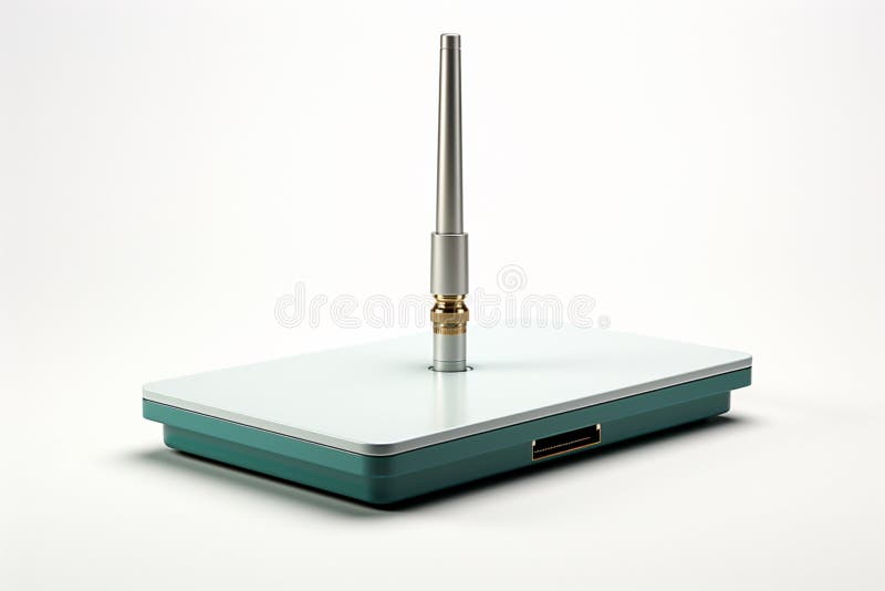 Access Point Antenna on White Background Stock Illustration ...