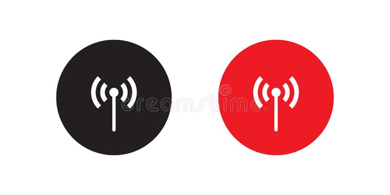 Access Point Icon Vector in Flat Design Style. Router Symbol Images ...